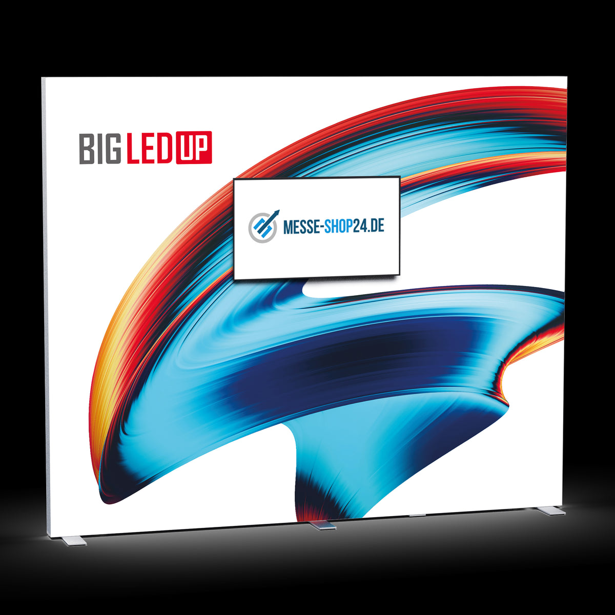 BIG LED UP TV Wand – Messe-Shop24