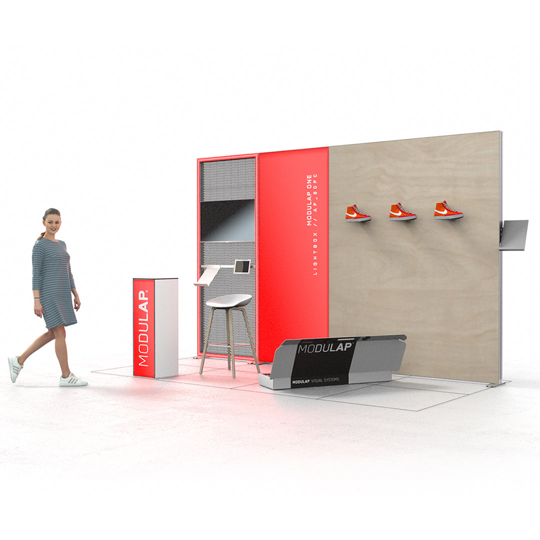 Modulap ONE LED Messe Set H-02E – Messe-Shop24